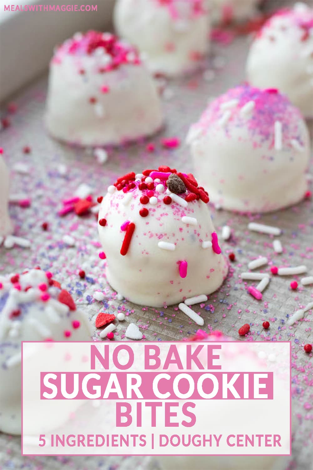 No Bake Sugar Cookie Bites - Meals with Maggie