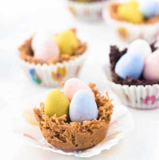 Easy No Bake Easter Egg Nests - Meals with Maggie