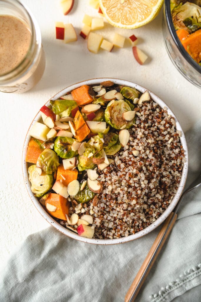 Fall Almond Buddha Bowl - Meals with Maggie