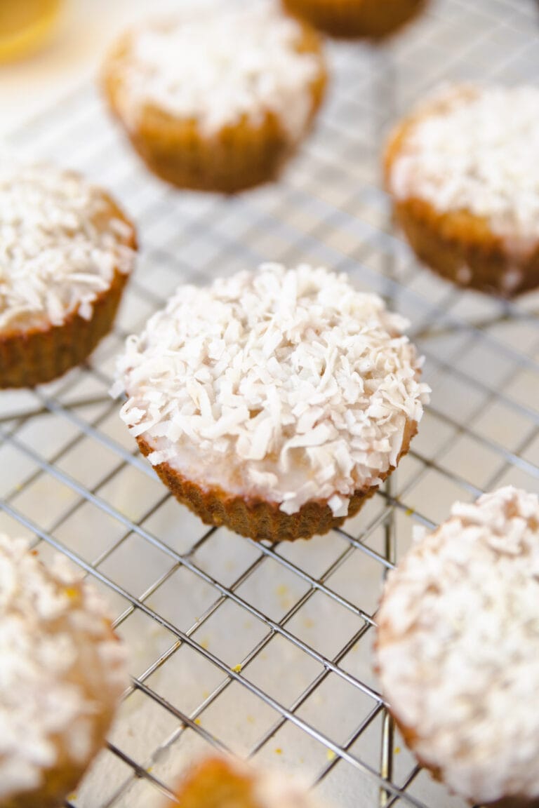 Lemon Coconut Muffins {GF} - Meals with Maggie